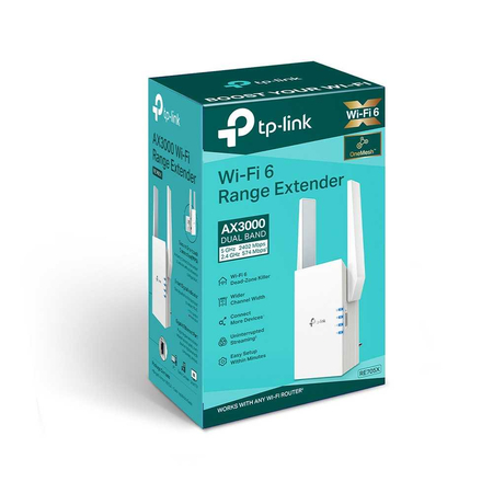 Tp-Link RE705X Усилитель сигнала Wi‑Fi AX3000 с поддержкой Mesh