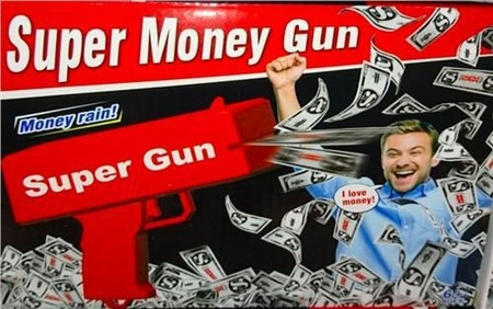 Встречайте. Новинка, Деньгострел!!! Деньгомет Денежный пистолет