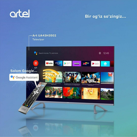 Televizor Artel 43 smart Телевизор smartTv UHD/4K