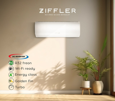 Кондиционер Ziffler 12 DC Inverter Model : Siberia (R32) Доставка