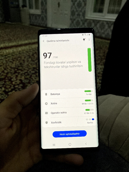 Samsung not 9 ideal