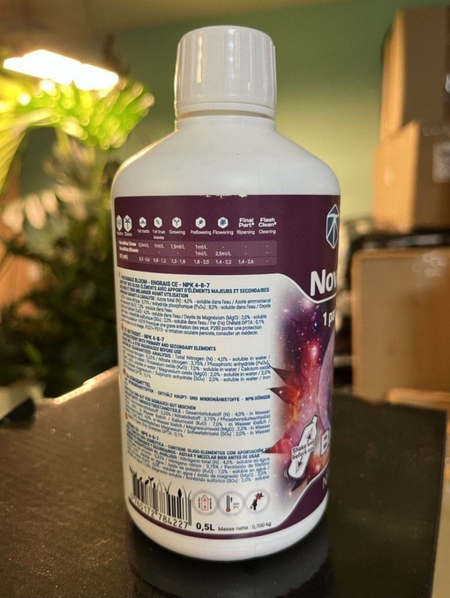Комплект удобрений (GHE) (NovaMax Grow + NovaMax Bloom) 2шт по 500 мл.