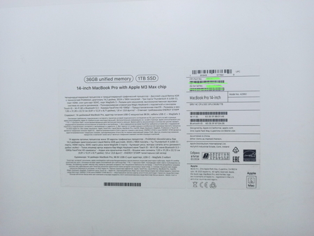 MacBook 14 pro M3 max 36GB/1T