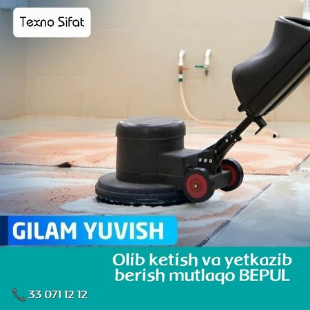 Texno Sifat Gilam yuvish hizmati