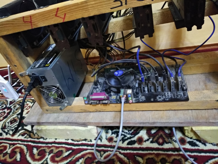 Video kartalar komplekti RX470 4ta va Rx 570 2ta