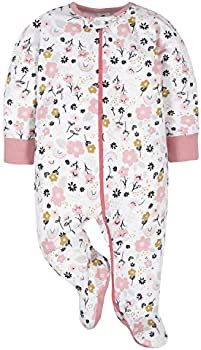 Gerber, Sleep’n’Play. Слиперы для новорожденных девочек. Ориг из США.