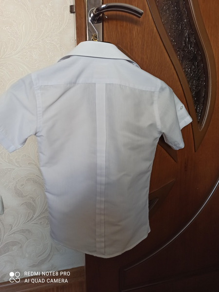 Детские белые школьные рубашки на мальчика