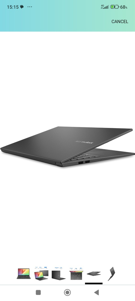 Ультрабук Asus S513 i5-1135u/8Gb/256Gb SSD/Iris Graphics/15.6