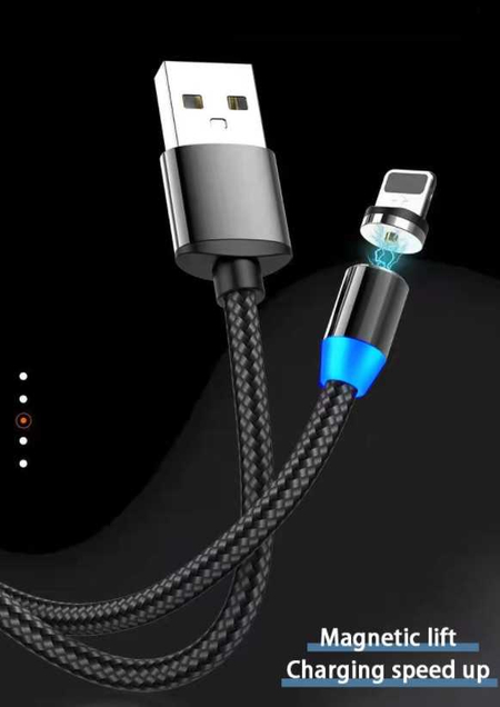 Магнитный зарядный Micro USB кабель KEYSION для iPhone XR XS Max X