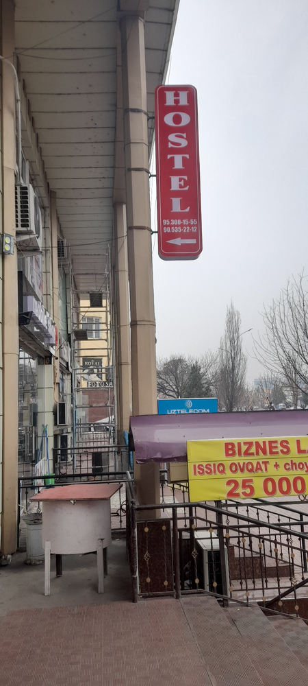 HOSTEL markazda joylashgan