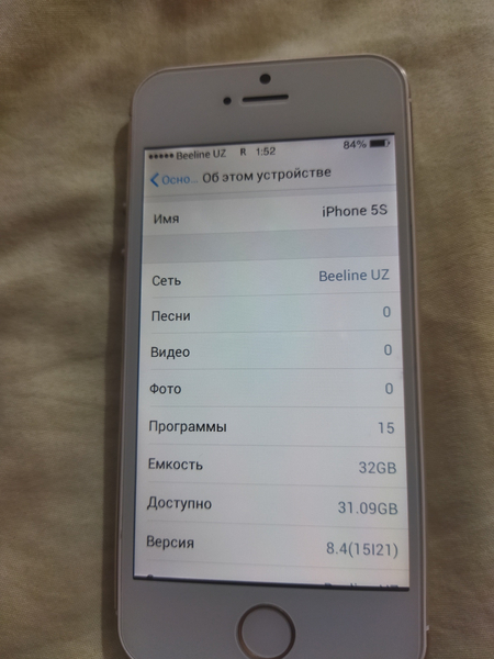 Telefon nomi iphone 5s pada orginal Xitoy