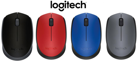 Мышь Логитеч LOGITECH M170 Wireless Mouse Black-Grey USB