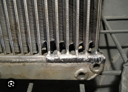 Argon svarka radiator remont
