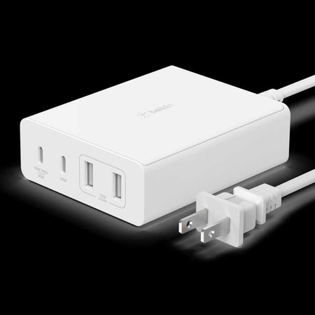 Зарядное устройство Belkin BoostCharge Pro 4-портовое GaN, 108 Вт