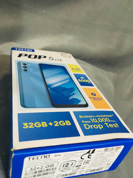 Смартфон Tecno POP 5 LTEКрепкий аккумулятор,  IPS дисплей, три камеры