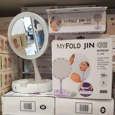 Зеркало складное с подсветкой 10 x zoom MY FOLD JIN GE MIRROR JG-988