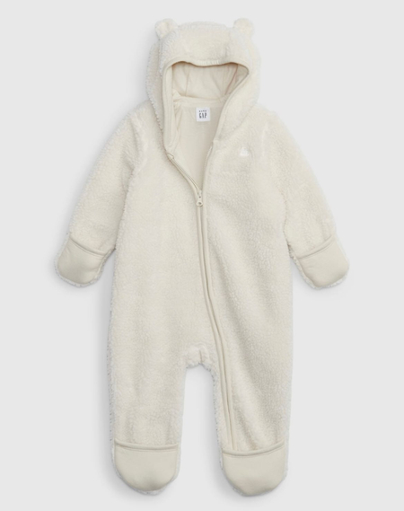 GAP Детский теплый комбинезон 12-18 мес Baby Sherpa Bear США оригинал