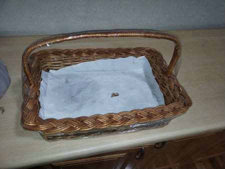Toza qamishdan yasalgan meva savatlar