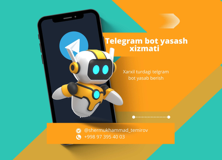 Telegram bot yasash xizmati