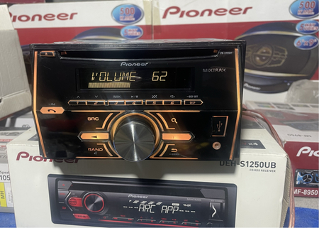 Pioneer orginal B/u mafon deh x1250ub Disk usb fleshka aux radio