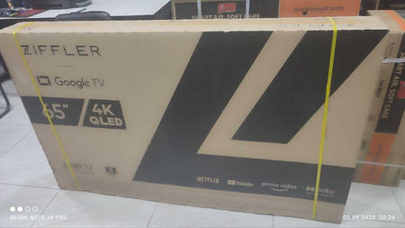 Телевизор Ziffler 65Q800 QLED tv-Google tv Smart tv 4K! прошивка беспл
