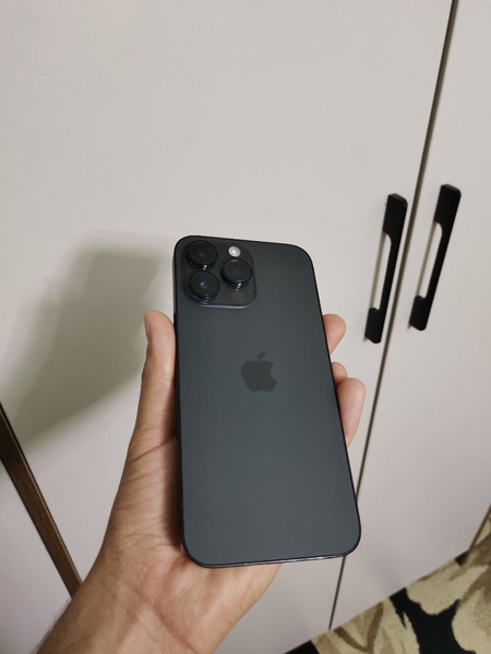 iphone 14 pro max space black 128 gb AAA 1 sim 1e sim  ideal 89%