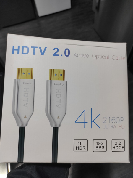 Hdmi кабель 40m/ метров 4 k ( оптический )