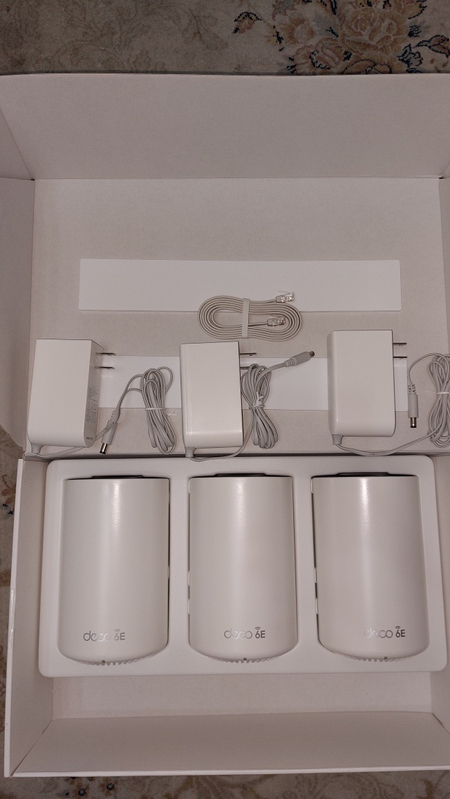 Deco AXE5300 Tri-Band Mesh Wi-Fi 6E XE75