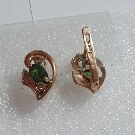 Серьги     золотые