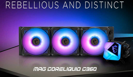 Система жидкостного охлаждения - MSI MAG CORELIQUID C360