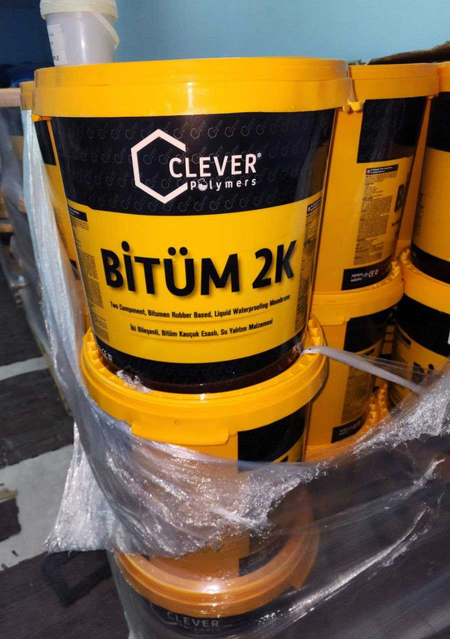 BITUM 2K Двухкомпонентная Жидкая резина мембрана битумно-каучуковая