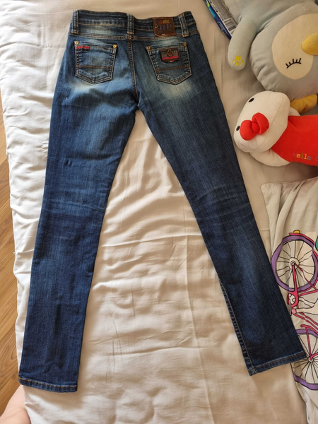 Джинсы dsquared синие женские