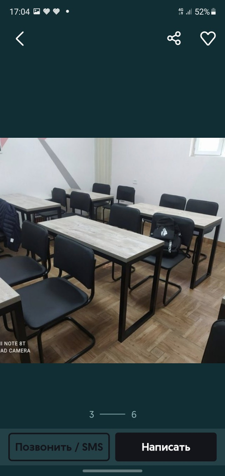 Парта ва стол лофт