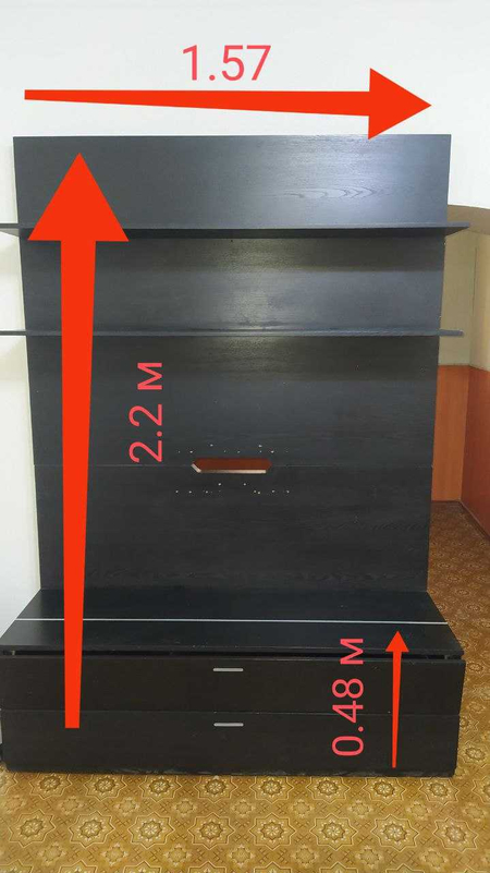 Продается подставка под ТВ  с полочками 2 в 1  с фирмы IKEA
