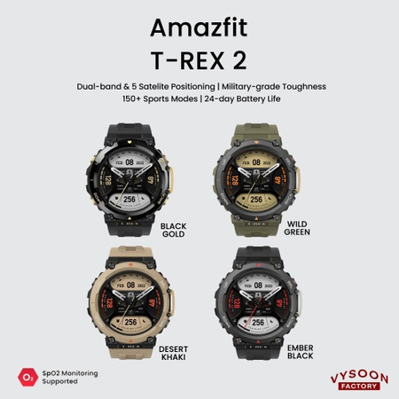 Amazfit T Rex2 New 2023 Model