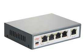 POE-31004P коммутатор PoE 4+1 порта