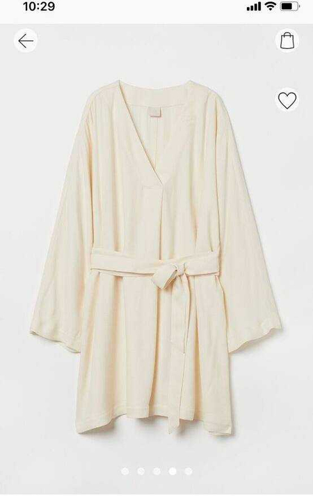 Платье H&M айвори