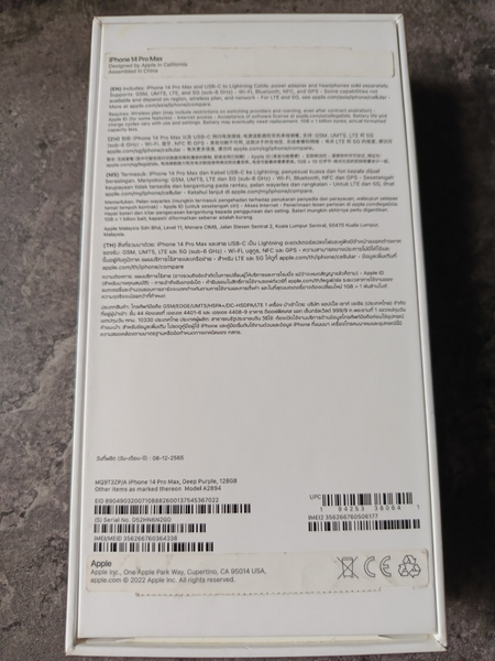 IPhone 14 pro max 128gb+ Airpods