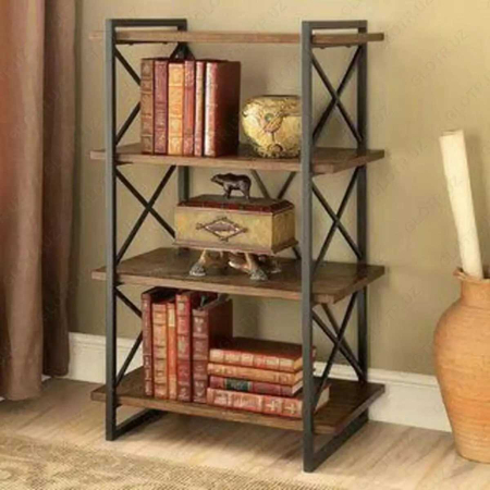 полка книжная в стиле лофт