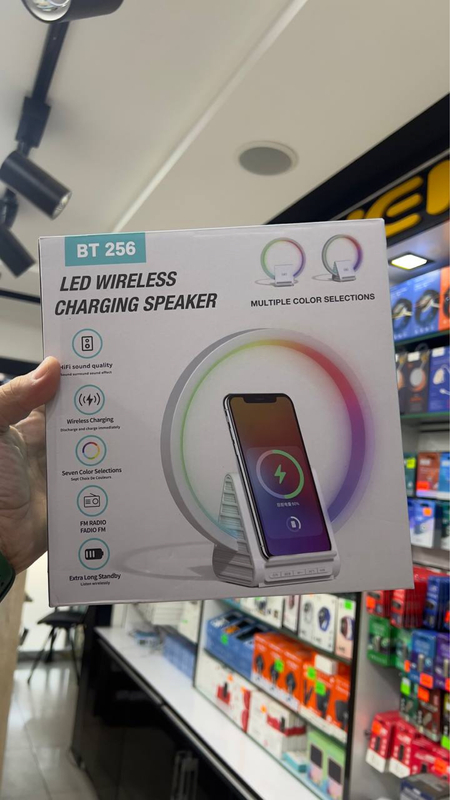 Smart Light Sound Machine с беспроводной зарядкой 15W c колонкой