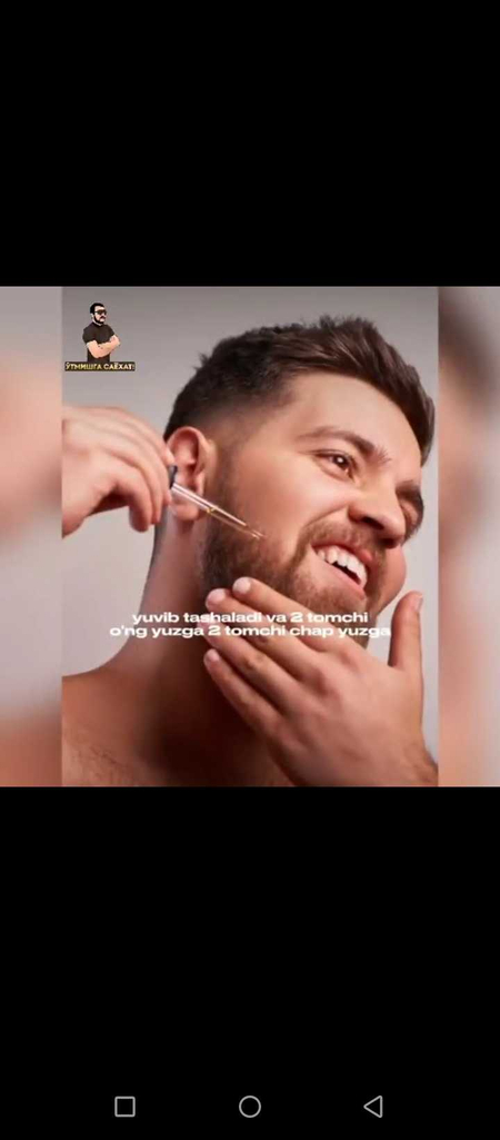 Soqol oʻstirish yoği Beard OIL
