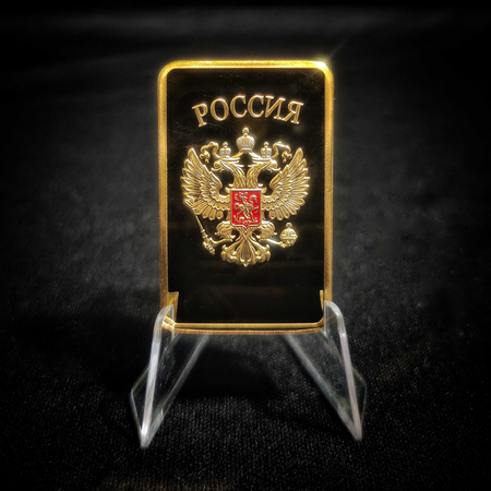 Сувенирный Слиток КРЫМ - Россия