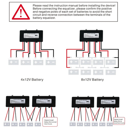 Battery Equalizer HA02 (эквалайзер для батарей) балансировка напряжени