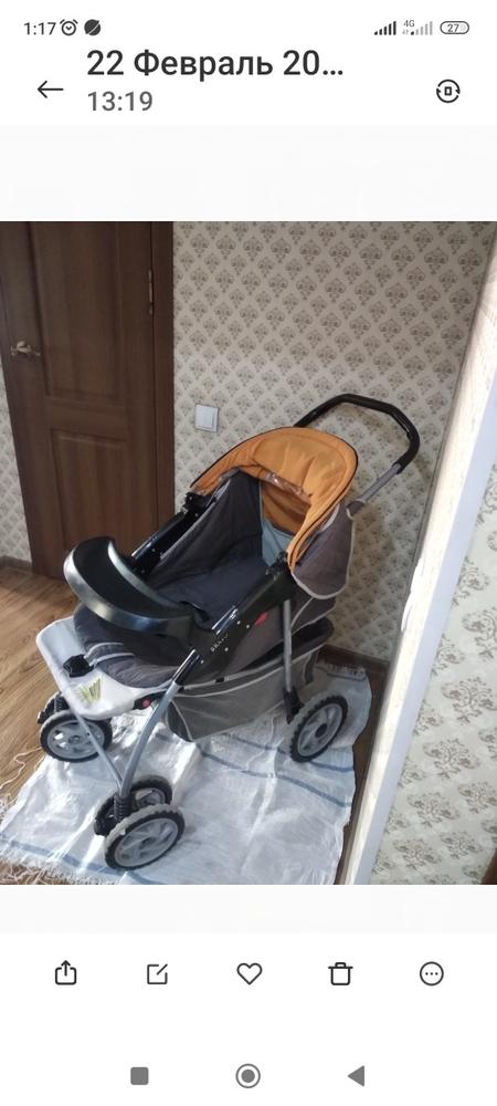 Срочно продам детскую коляску