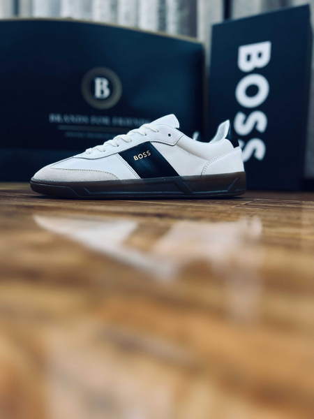BOSS мужские кожаные кроссовки