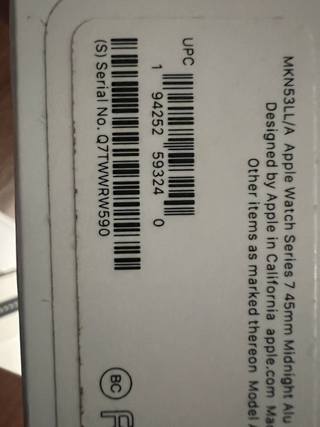 Apple watch 7 45mm. Полный комплект. Из США
