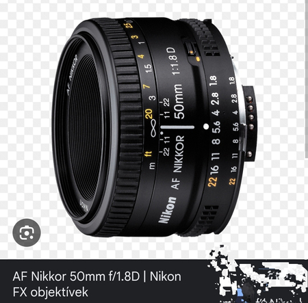 Nikkor 50mm f1.8