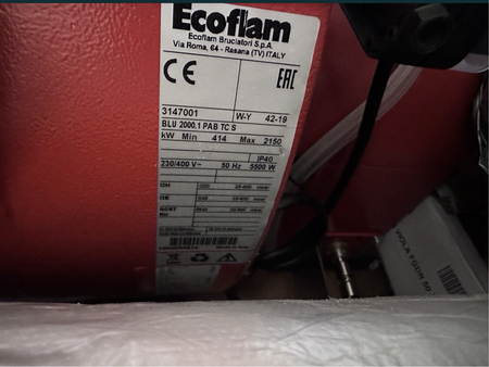 Ecoflam 2000.1 PAB TC S gorelka горелка газовая