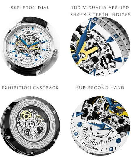 Новые оригинальные швейцарские часы бренда Stuhrling