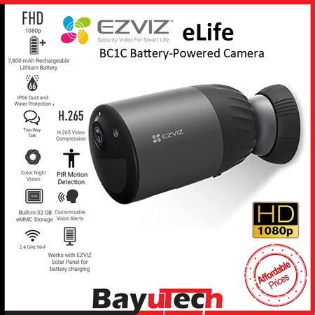 EZVIZ BC1C Wi-Fi камера на аккумуляторе